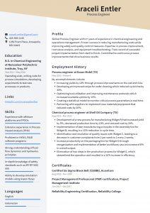 Process Engineer Resume Example and Writing Guide - ResumeLawyer